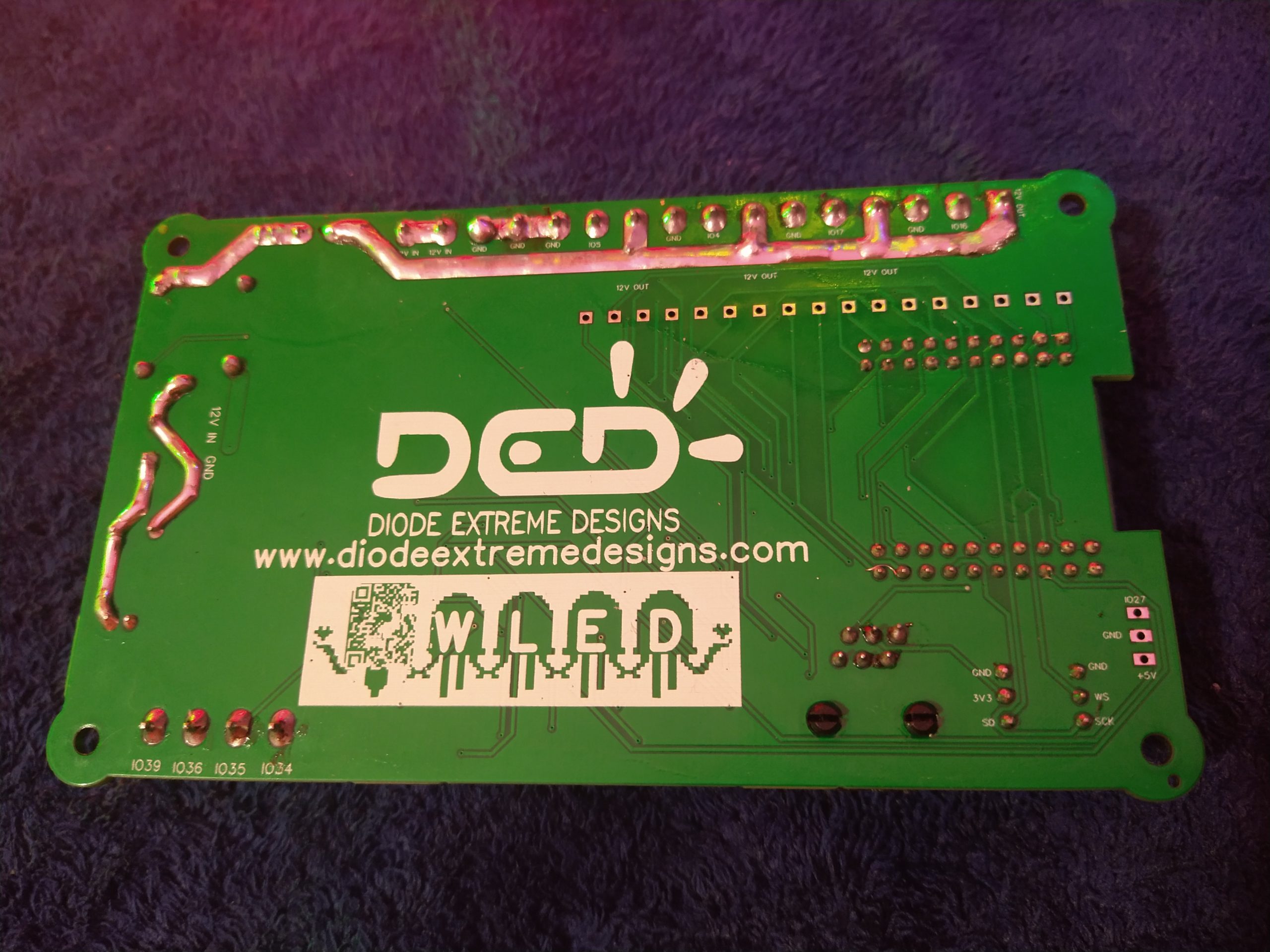 Wled Sound Reactive Ready Controller With 4x Inputs Relay Built in ...